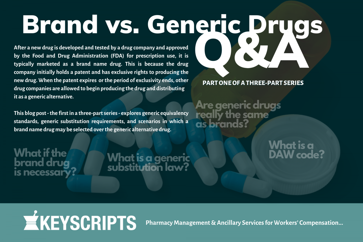 Brand vs. Generic Drugs Q&A: Part One of a Three-Part Series ...